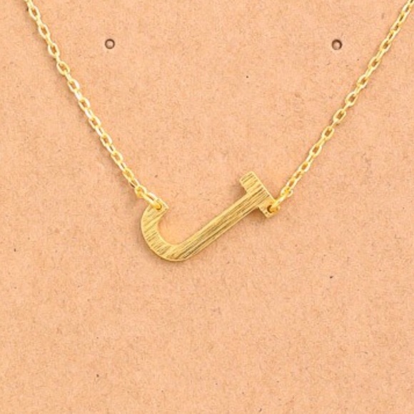 Jewelry | Letter J Initial Gold Chain Dainty Necklace | Poshmark